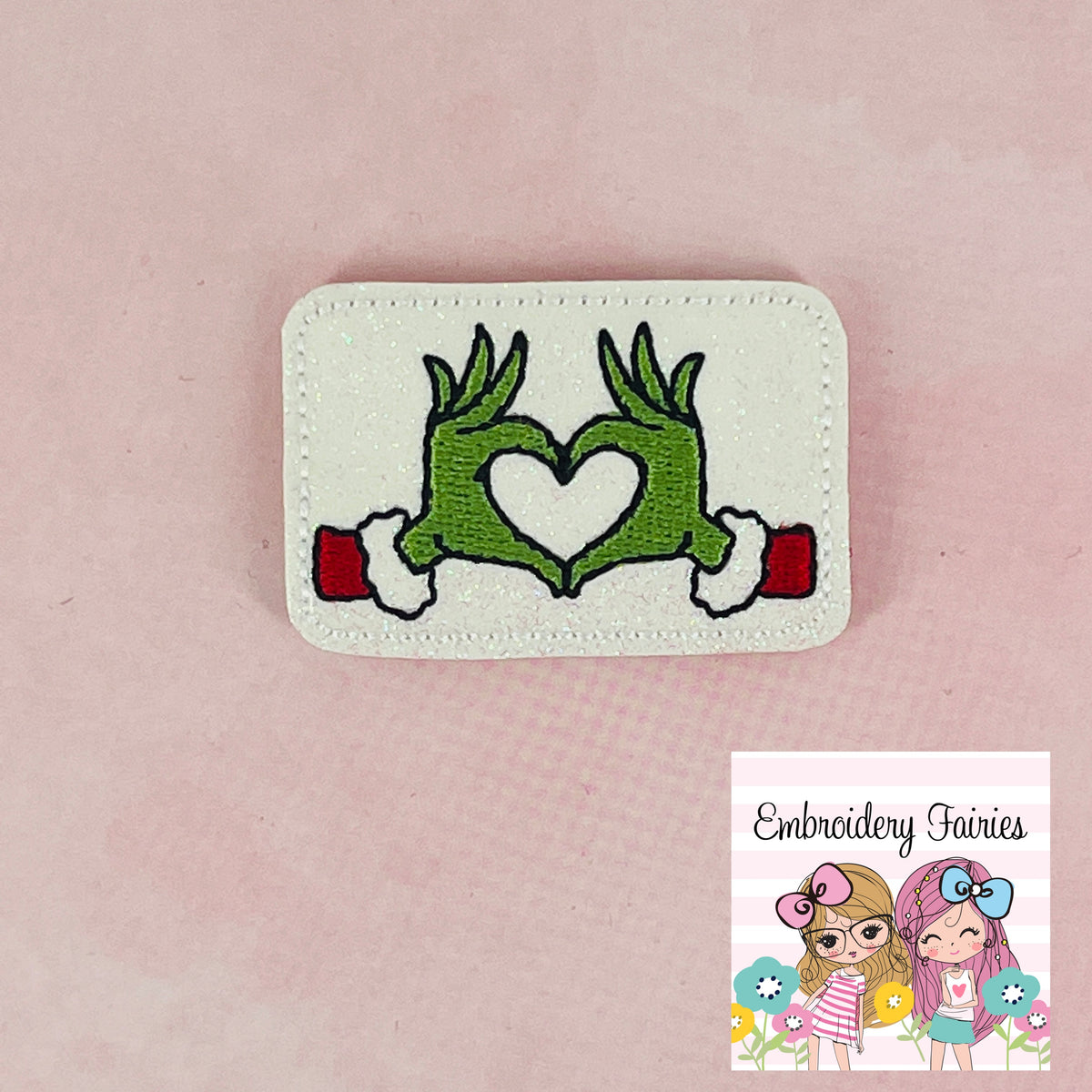 Grouch Heart Hands Feltie Design – Embroidery Fairies