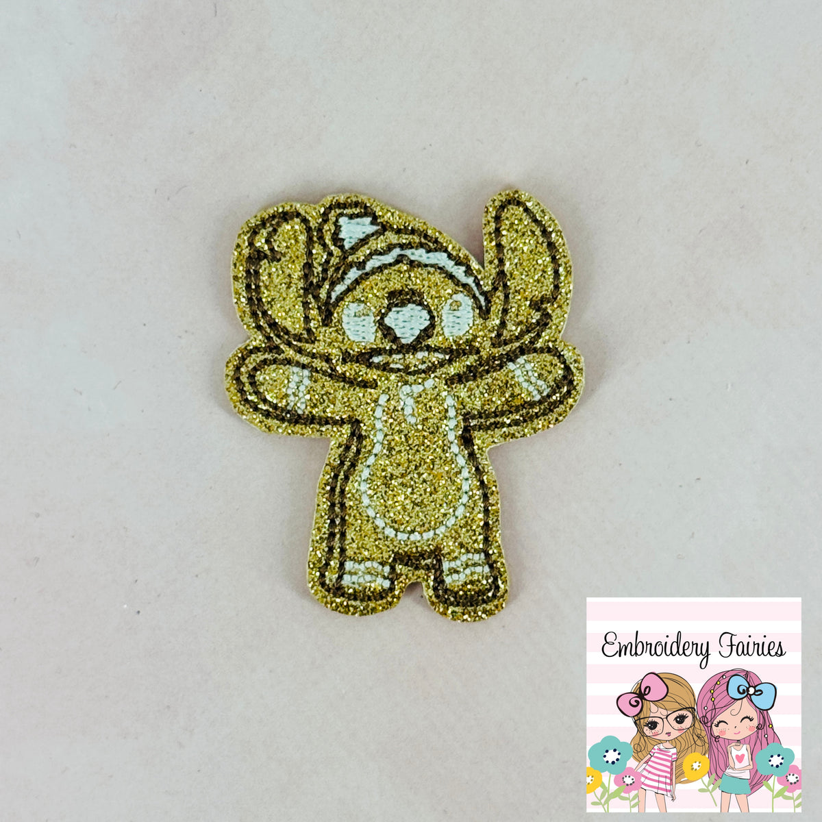 Stitch Gingerbread Feltie Design – Embroidery Fairies